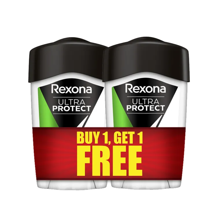 [Buy 1, Get 1 Free] Rexona Ultra Protect Dry Cream Active Boost 48g ...