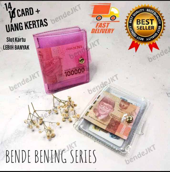 Dompet kartu kancing PVC TRANSPARAN | Lazada Indonesia
