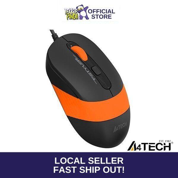A4Tech Fstyler Fm10 Wired Mouse USB Grey, Blue, Orange | Lazada PH