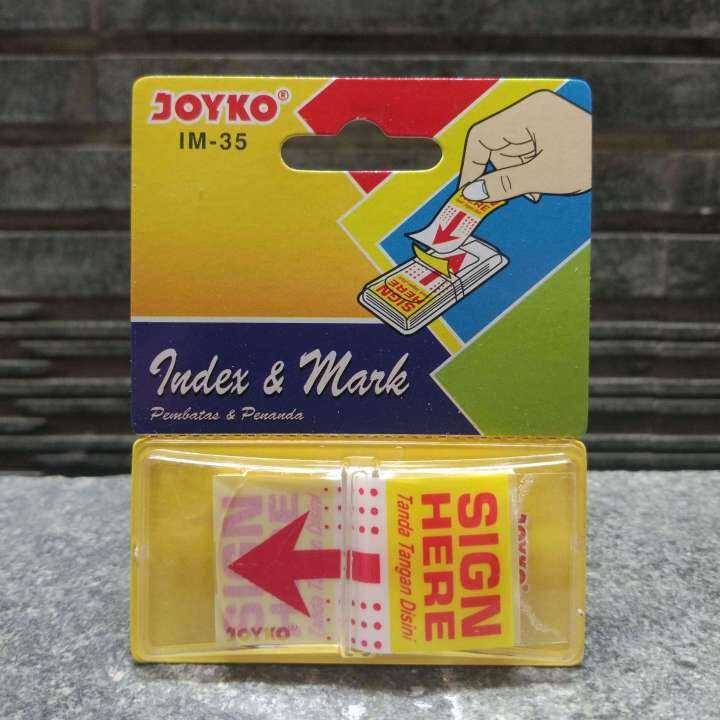 Sign Here Joyko IM-35 Index Mark | Lazada Indonesia