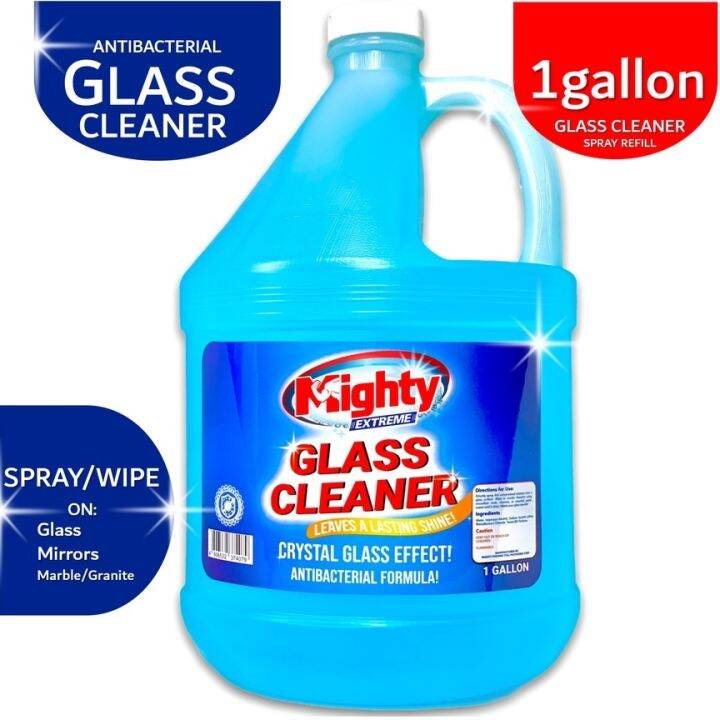 Mighty Glass Cleaner Antibacterial Gallon - GLASS CLEANER GALLON ...