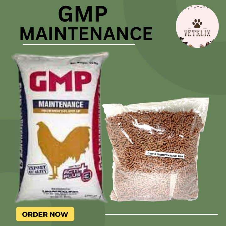 [VETKLIX] 1kg GMP 3 MAINTENANCE (REPACKED) / PATUKA SA MANOK / FEEDS | Lazada PH