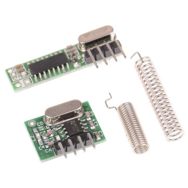 newdv2 RF module 433mhz superheterodyne receiver and transmitter kit ...
