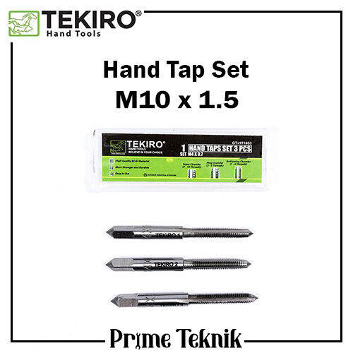 Hand Tap M10x1.5 Tekiro Mata Tap Pembuat Drat M10 x 1.5 | Lazada Indonesia