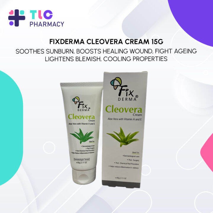 FixDerma Cleovera Cream 60g | Lazada