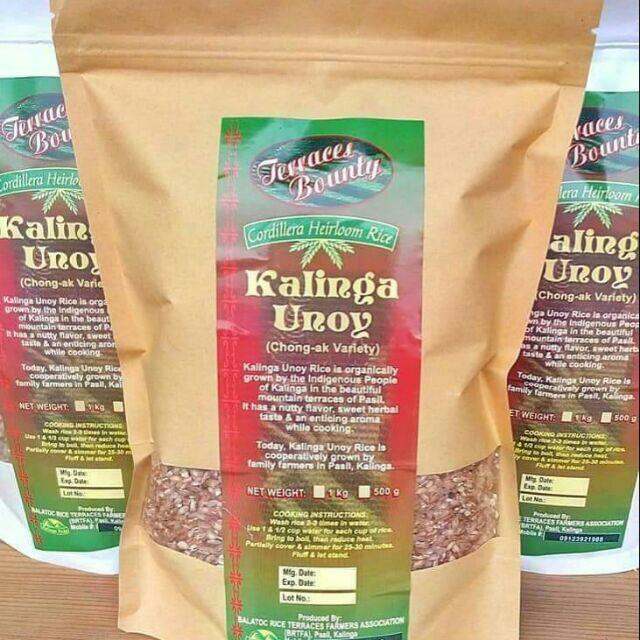 Kalinga Unoy Rice Healthy unoy (red rice) Good for diabetics and people ...