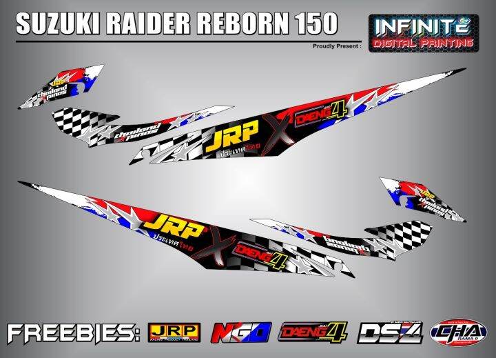 Raider 150 JRP Decal ( with freebies) | Lazada PH