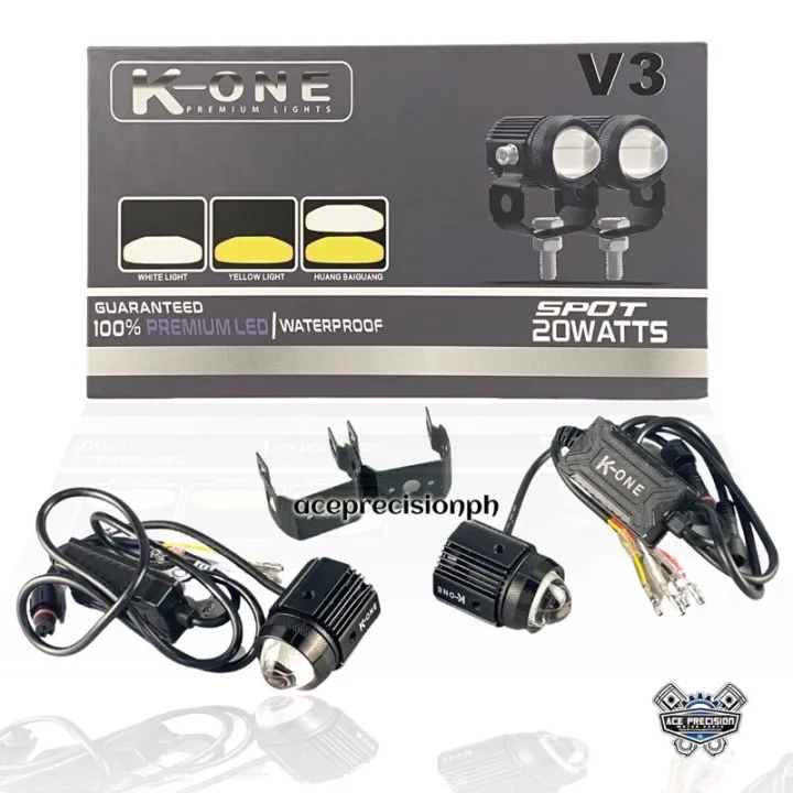 Cod K-ONE MINI DRIVING LIGHT V3 - DUAL MODE - 20WATTS - SPOT easy to ...