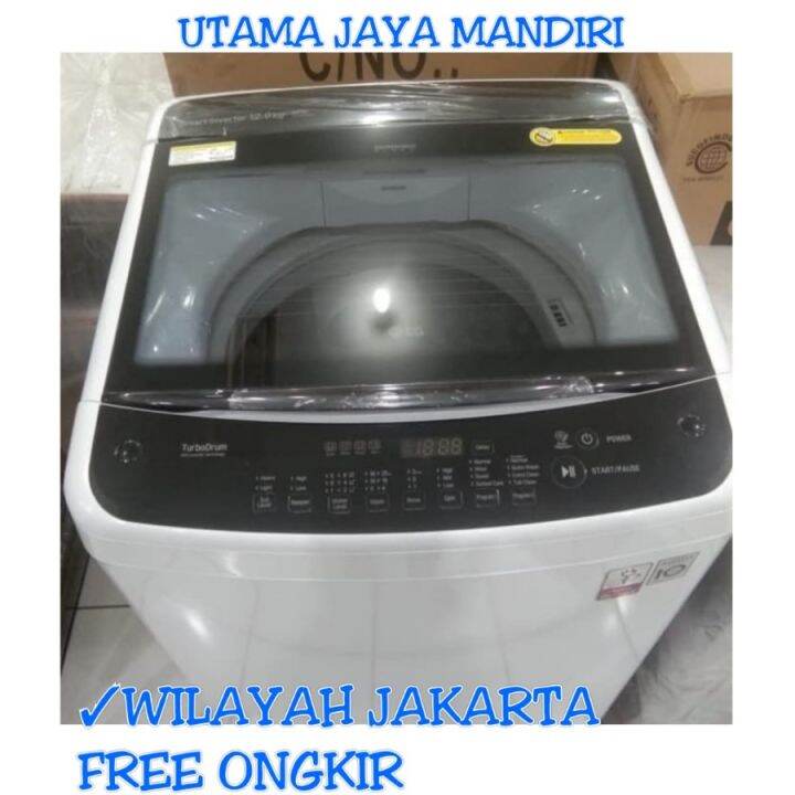 MESIN CUCI LG 11 KG TOP LOADING SMART INVERTER TURBO DRUM | Lazada Indonesia