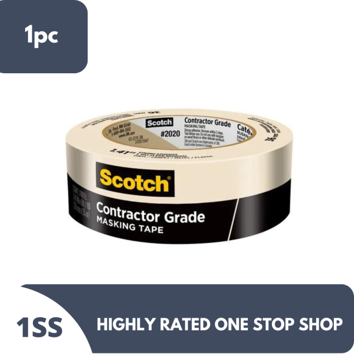 Scotch 3M Contractor Grade Masking Tape | Lazada PH