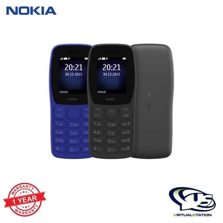 COD Nokia 105 2022 Model Basic Phone Dual Sim NTC Brand New 1 Year ...