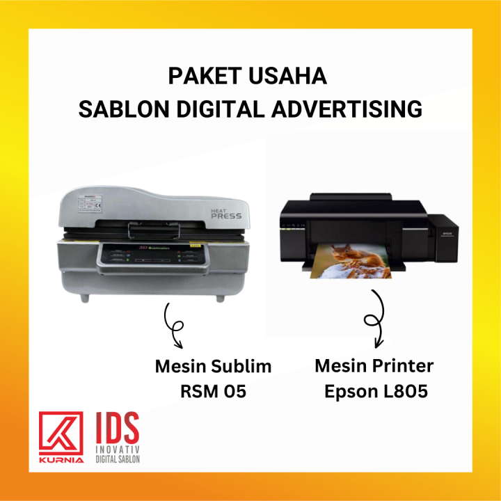 Paket Usaha Rhinotec Sablon Digital Advertising Merchandise RSM - 05 ...