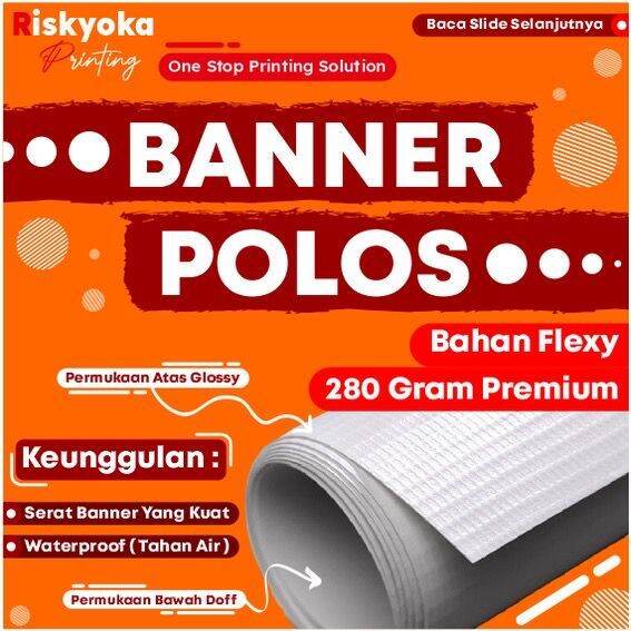 BANNER Kosong Polos | Lazada Indonesia