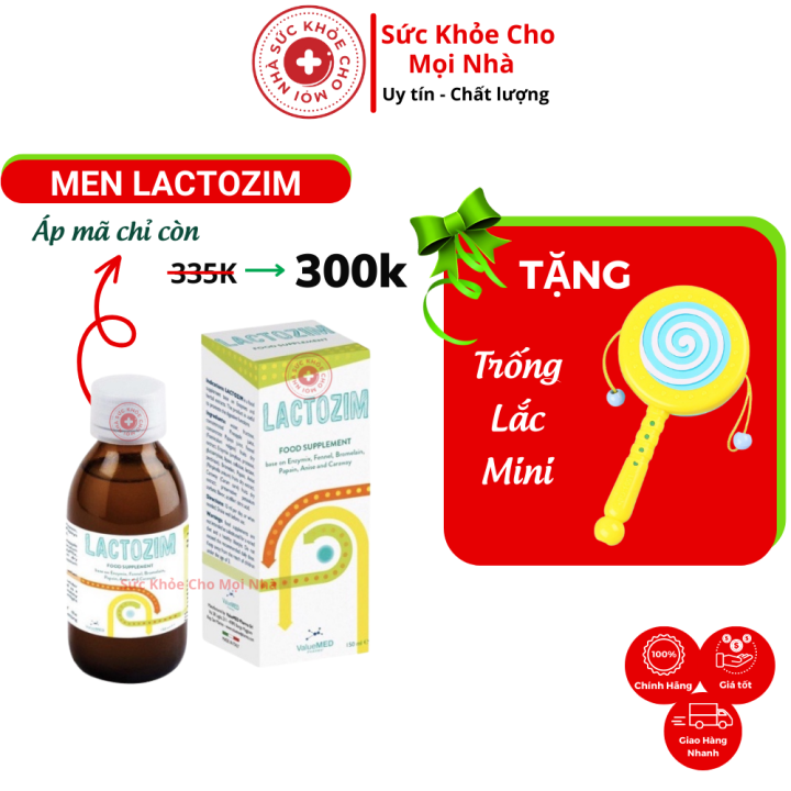 Lactozim - Bổ sung các enzym giúp trẻ ăn ngon, kích thích tiêu hóa ...