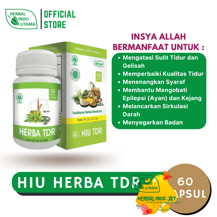 HIU HERBA TDR | Obat Herbal Anti Insomnia | Lazada Indonesia