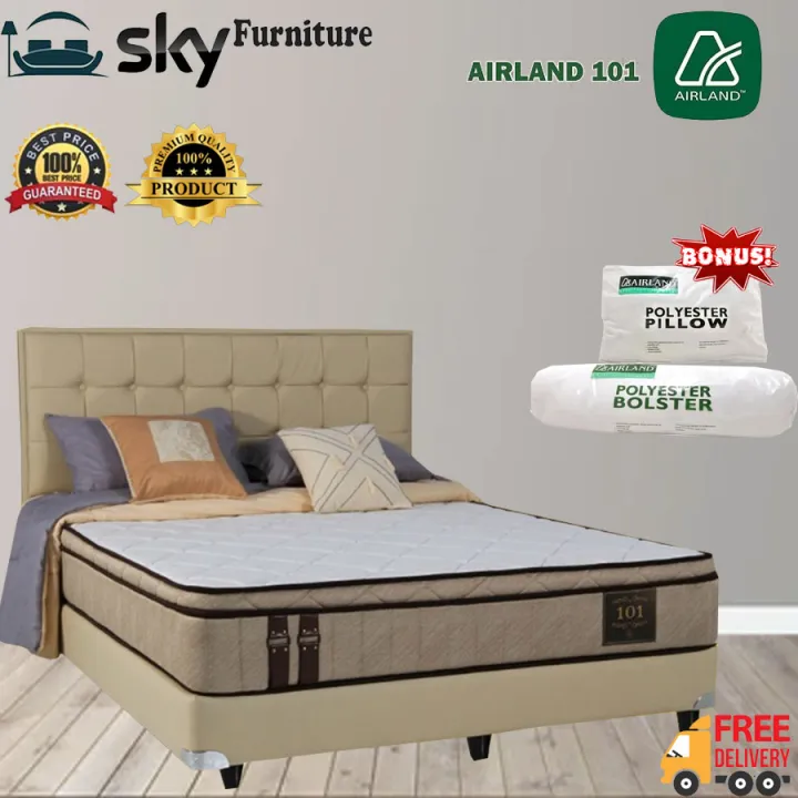 FULL SET Kasur AIRLAND Springbed 101 full set | Lazada Indonesia