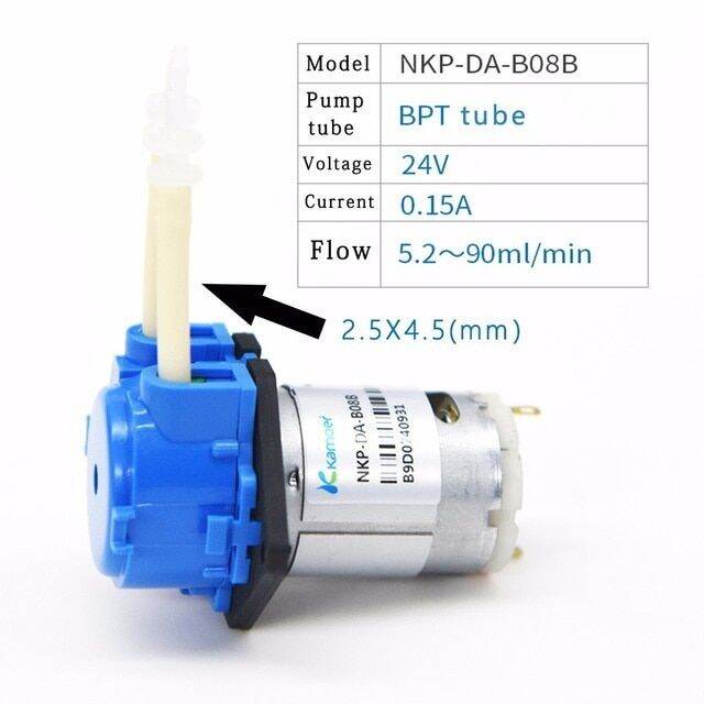 Kamoer Dc 12v 24v Dosing Pump Peristaltic Pumps Dosing Head With ...