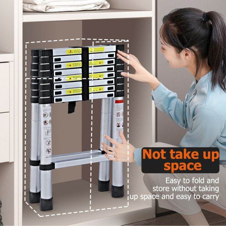 PS Telescopic Aluminum Double-sided Ladder Type A Double Multipurpose ...