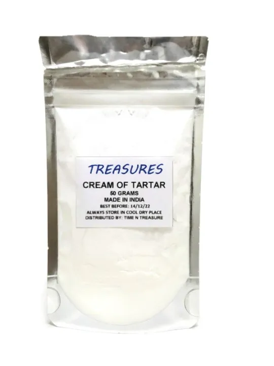Treasures Cream Of Tartar - Potassium Bitartrate - 100% Pure From India ...