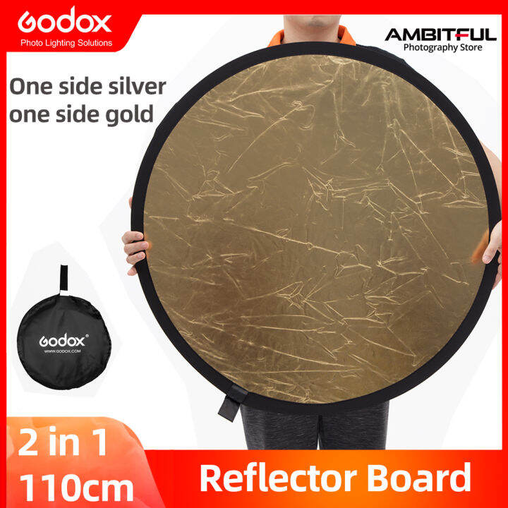 Godox 43inch 110cm Reflector Board 2 in 1 Portable Collapsible Light ...