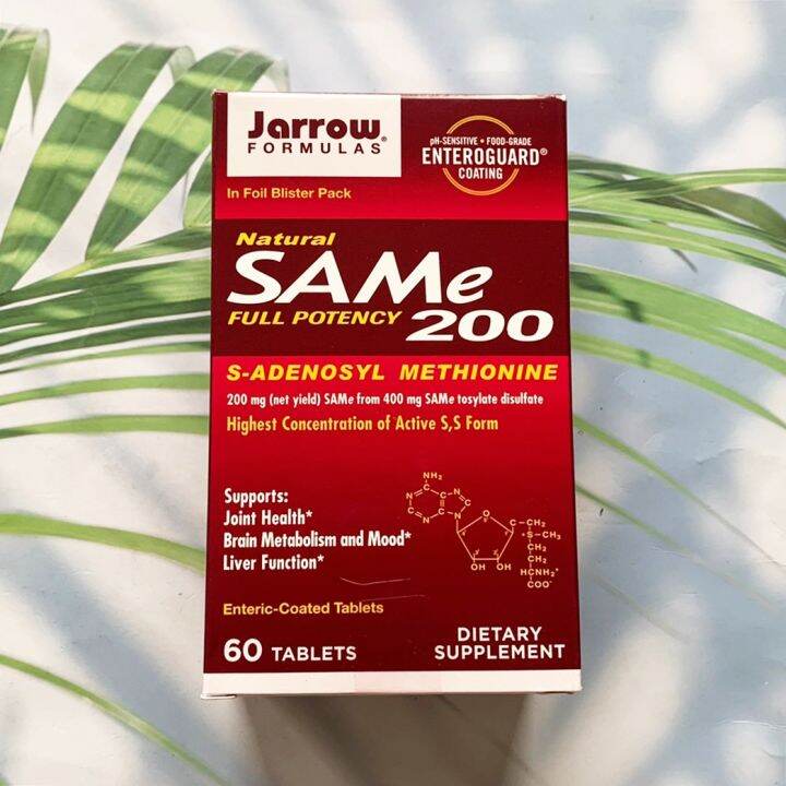 50% OFF ราคา Sale!!! EXP:11/23 (Jarrow Formulas®) SAMe 200 Full Potency S-Adenosyl Methionine 20 ...