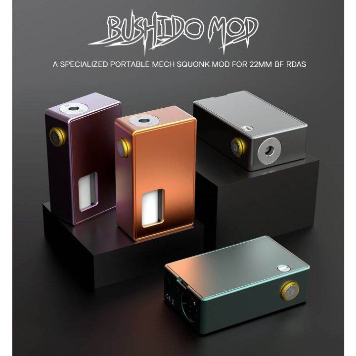 BP MODS Bushido Squonk Mod 18650 (for 22mm RDA} 100 Legit/Authentic ...