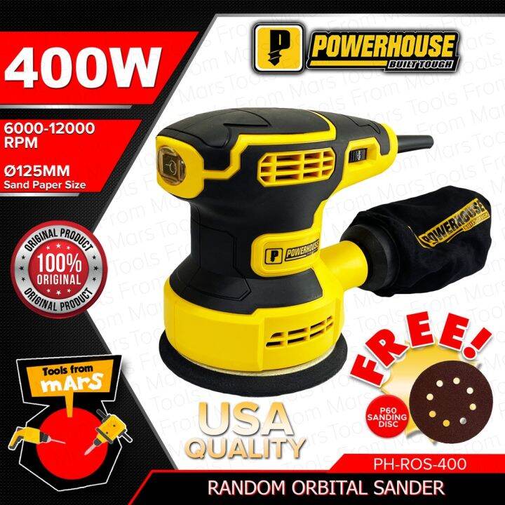 Powerhouse Random Orbital Sander 400w Ph Ros 400 •tfm• Phpt Lazada Ph