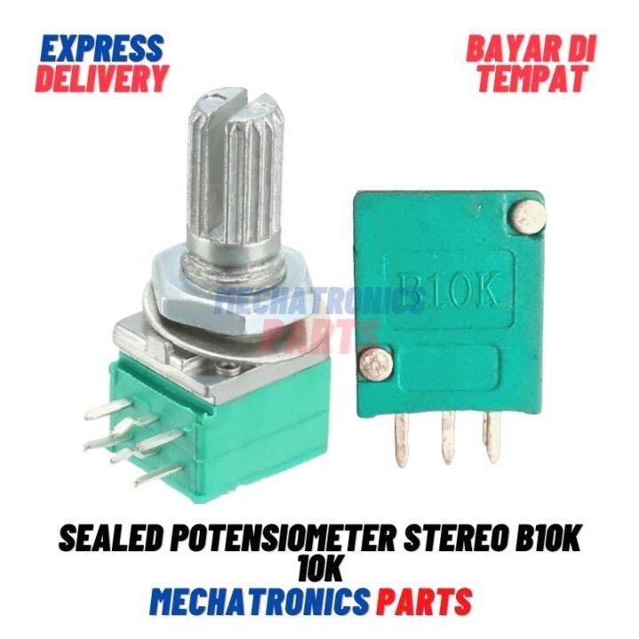 Sealed Potentiometer Potensiometer potensio Stereo B10K 10K 5785 ...
