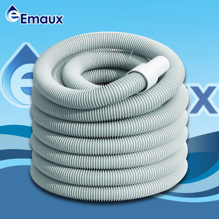 EMAUX Pool Vacuum Hose w/ Swivel Cuff - CE154 9m | CE155 11m | CE156 ...
