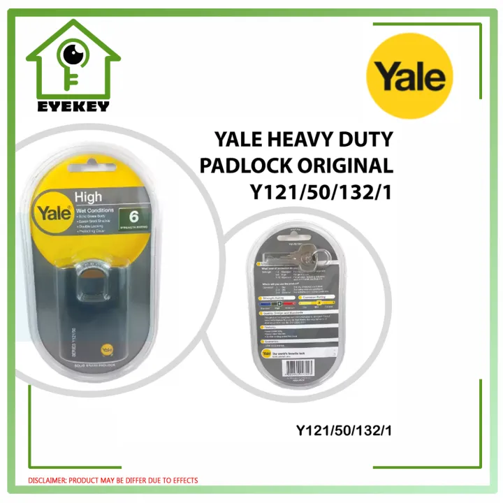 YALE Heavy Duty Padlocks Original Y121/50/132/1 | Lazada PH