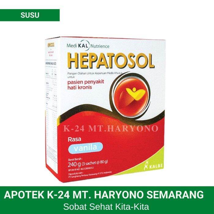 Hepatosol Vanila 240 gram / Susu Untuk Memelihara Kesehatan Hati ...
