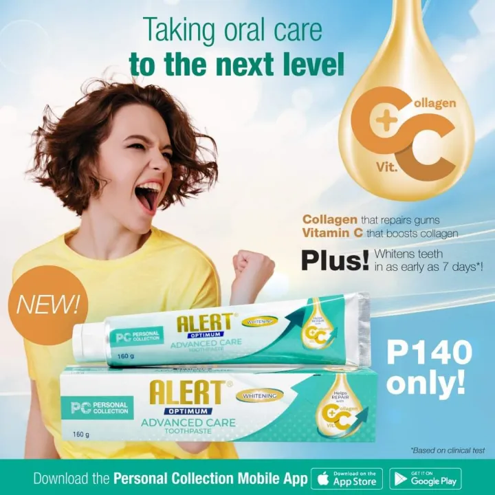 NEW! Alert Optimum Advanced Care Fluoride Toothpaste | Lazada PH