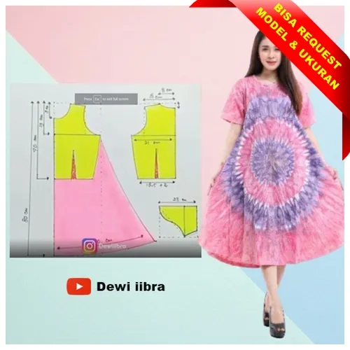 Pola Instan Daster Sesuai Request Model Daster Dan Ukuran By Dewi Iibra Lazada Indonesia