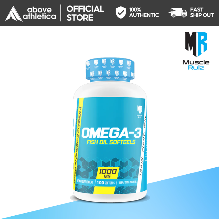 Muscle Rulz OMEGA-3 Fish Oil Supplement - 100 softgels | Lazada PH