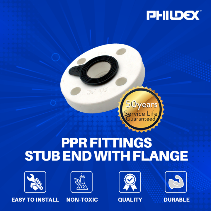 PHILDEX PPR Fittings - Stub End with Flange | Lazada PH