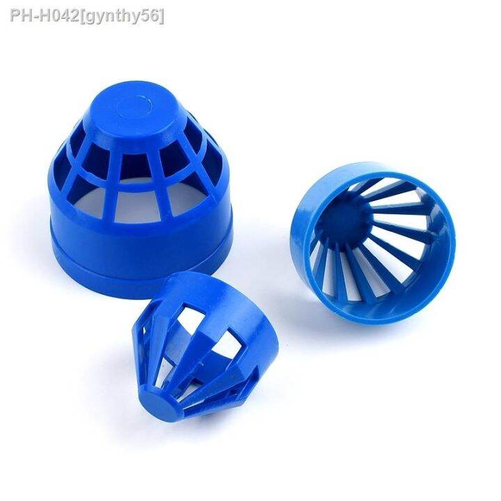 1-10Pcs PVC Blue Vent Cap Aquarium Permeable Seafood pool Overflow Pipe ...