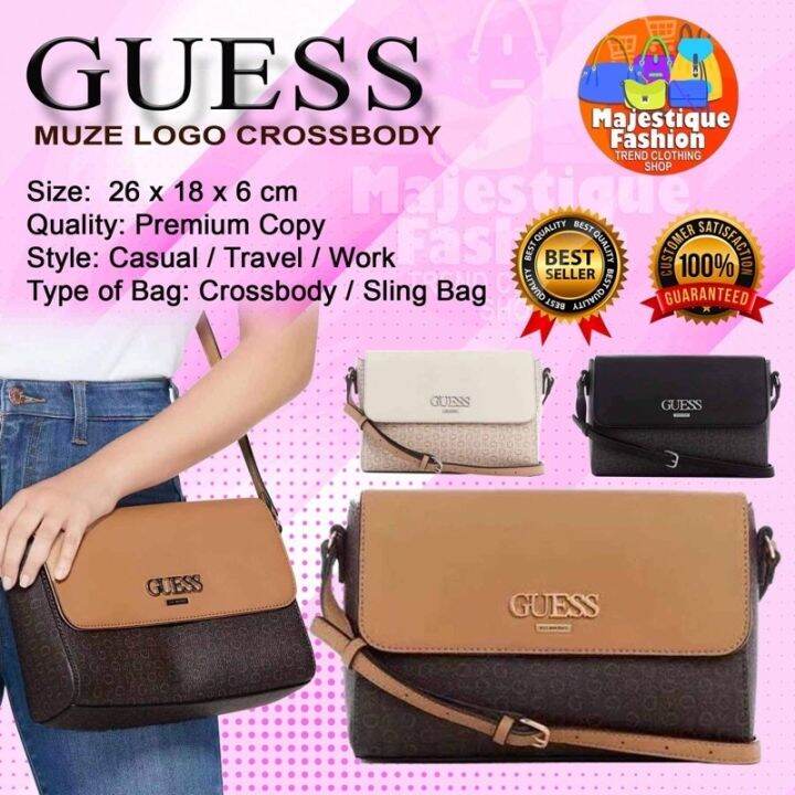 GUESS MONOGRAM MEDIUM CROSSBODY | Lazada PH