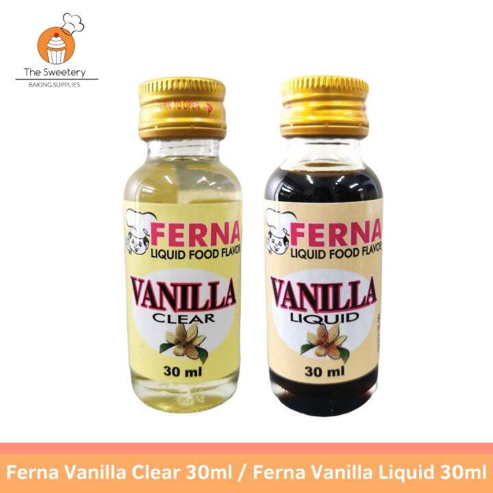 Ferna Vanilla Liquid Flavor (brown and clear) 30ml | Lazada PH