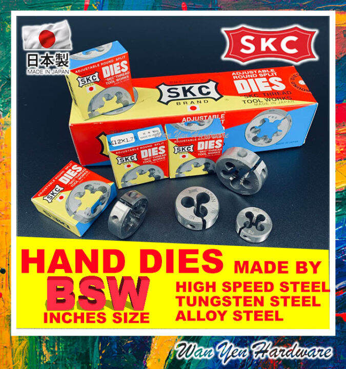 100% Original Made in Japan 🇯🇵 1/4"~ 1" BSW SKC Round Dies (Inch Size ...