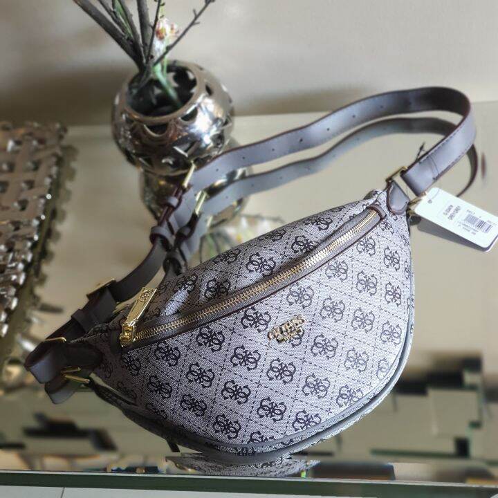 Guaranteed Original Guess Fanny Pack Large Belt Bag In Signature ...