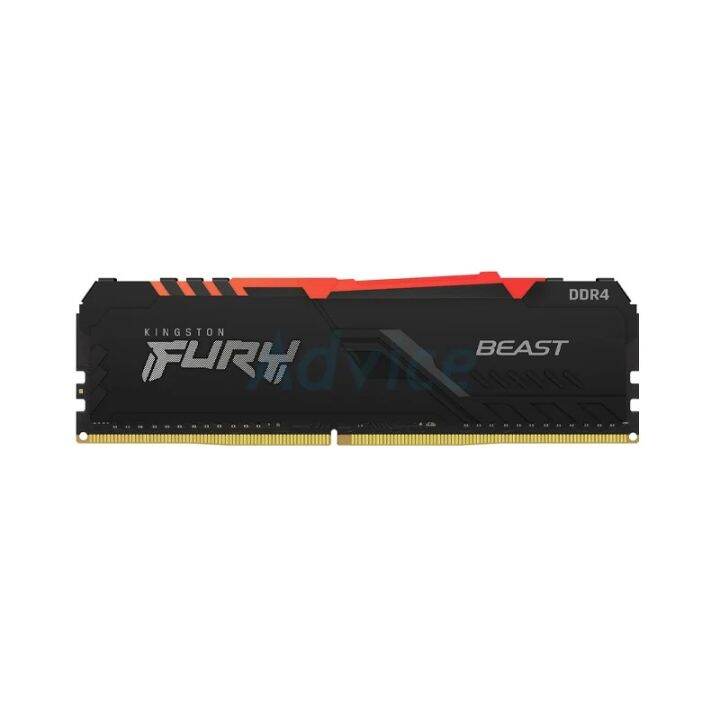 RAM DDR4(3200) 8GB KINGSTON FURY BEAST RGB (KF432C16BBA/8) | Lazada.co.th