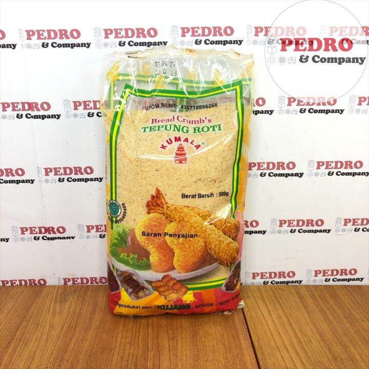 Kumala tepung roti halus bread crumbs 500 gram - untuk gorengan kue ...