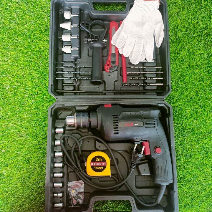 BOR 13MM TOOL KIT IMPACT DRILL NON TANG 8013 / PAKET BOR JLD / bor ...
