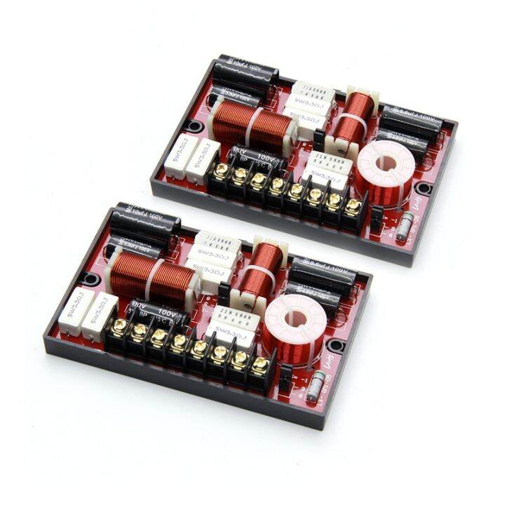 2PCS 3 Way 150W DIY Car Speaker Filter Circuit Frequency Divider Automotive 3-Order T Hifi ...