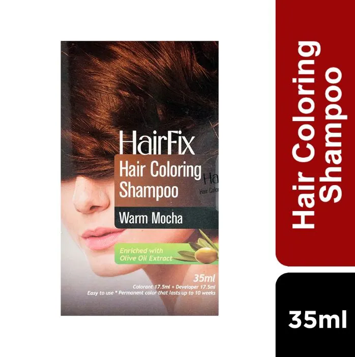 HAIRFIX Hair Color Shampoo Warm 35ml | Lazada PH