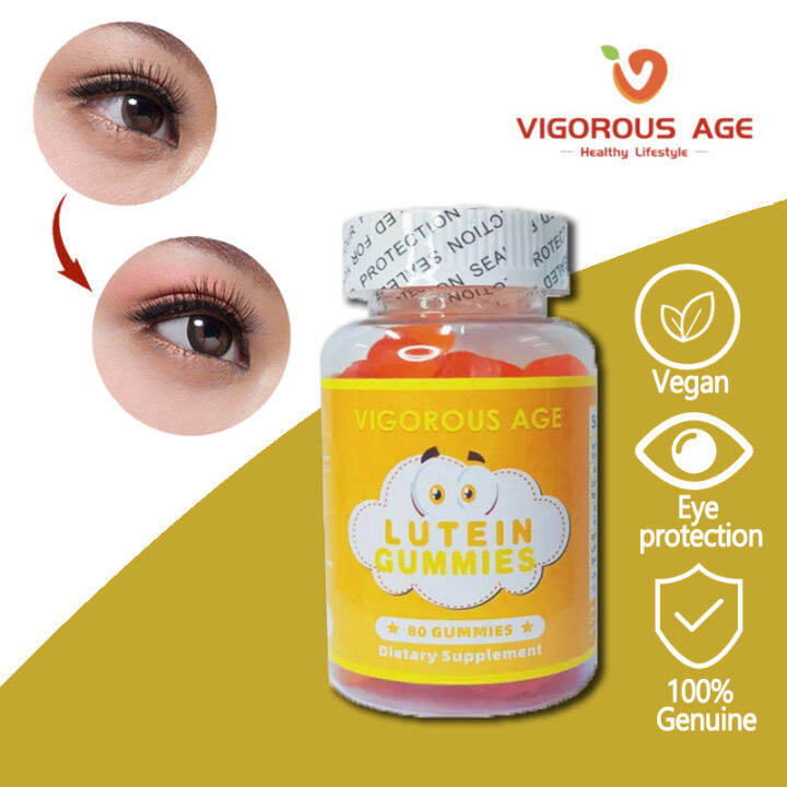 Vigorous Age Lutein Gummies with 20 mg Lutein & Zeaxanthin to alleviate ...