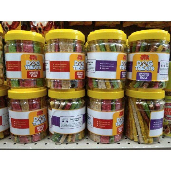 Hot urug07 Bow Wow Dog Treats Assorted Munchy Roll And Munchy Flat For Over 6 Months of Age ...