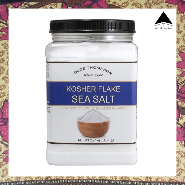 Flakey Sea Salt by Olde Thompson 2.27kg Kosher Msg clothing Msg vetsin ...