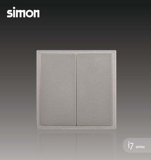 Simon i7 Series 2 Gang 2 Way Switch - Golden Champagne | Lazada