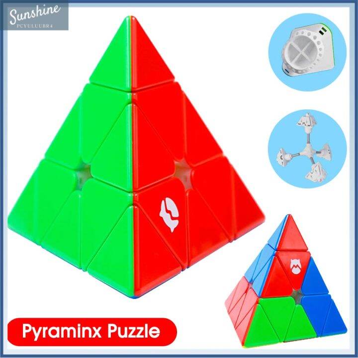 รูบิค ของเล่น GAN Monster Go Pyraminx Cube 3x3 MG Speed Rubik's Cube ...